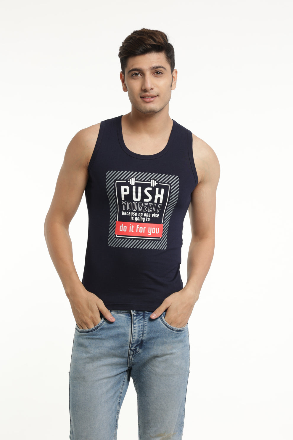 Men's Printed Gym Vest – DIGSEL
